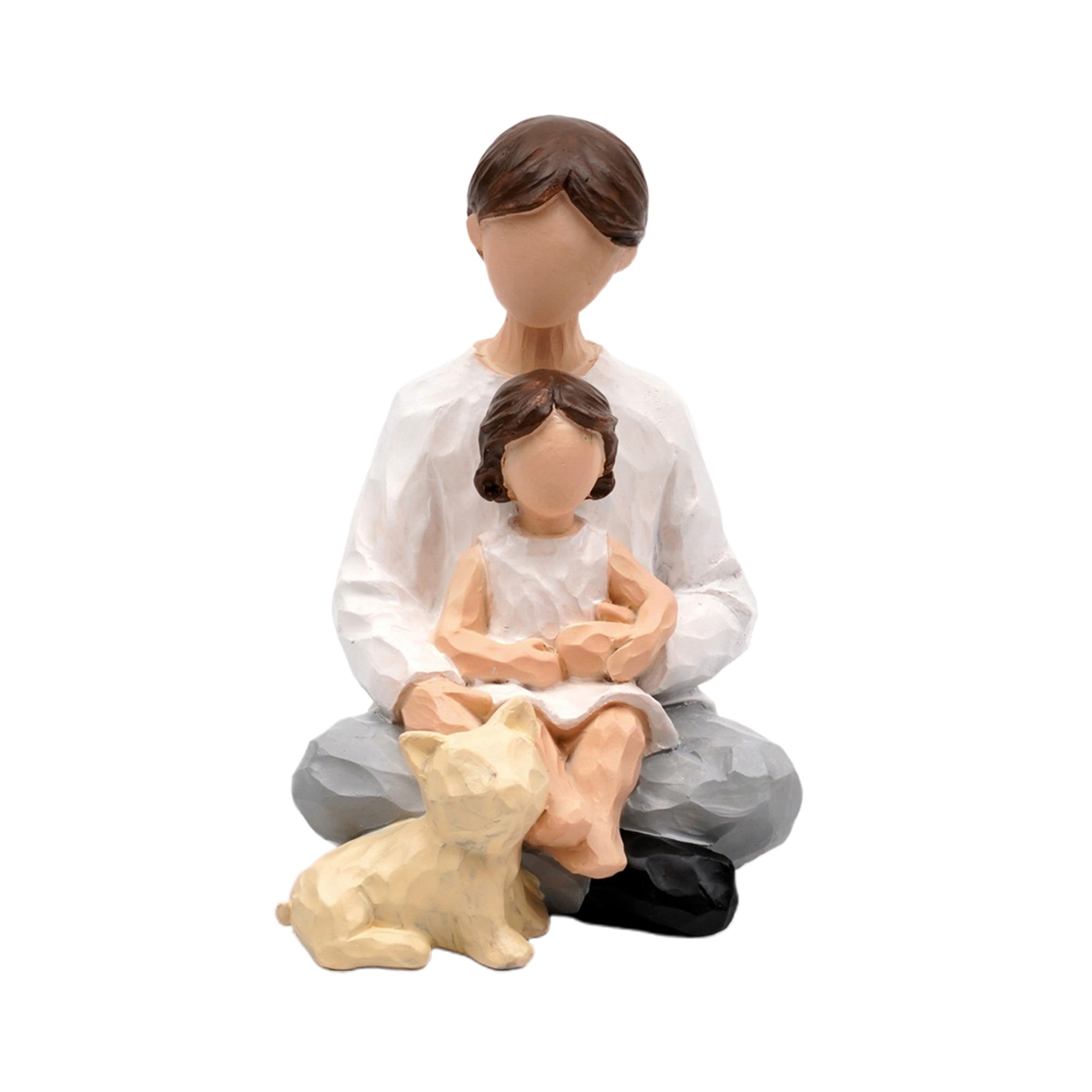 nvzhuang Willow Tree Figurines Cute Resin Desk Statue Modern Art ...