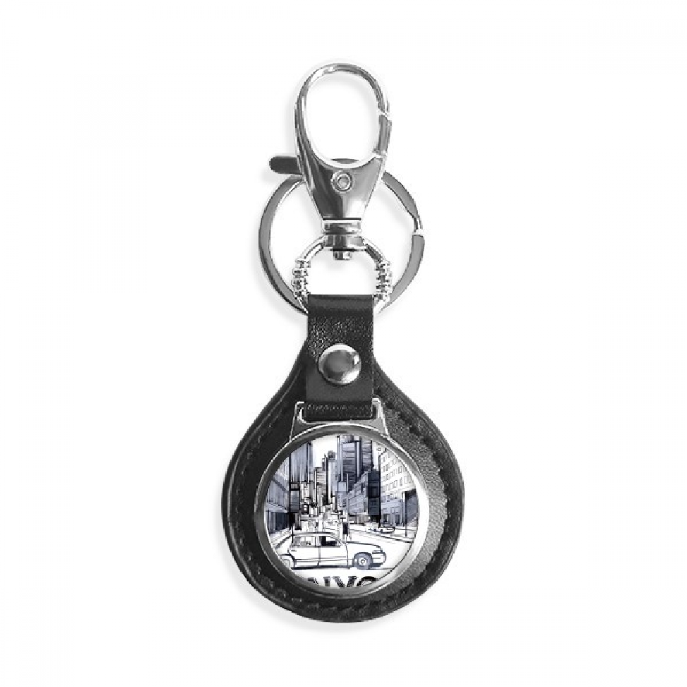nyc love new york city amelandscape key link chain keyholder finder ...