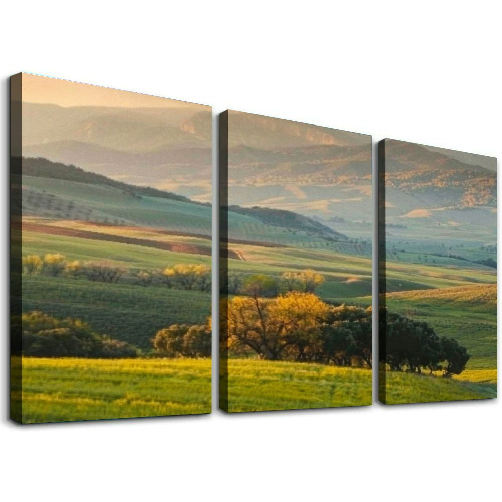 nygtbtfer 3 Panel Wall Art Modern Artworks for Home Decor Canvas Prints ...