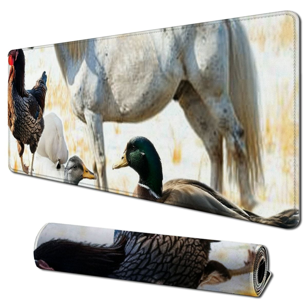 nygtbtfer Animal Mouse Pad Farm Animals Rabbit Pig Goat Sheep Chicken ...