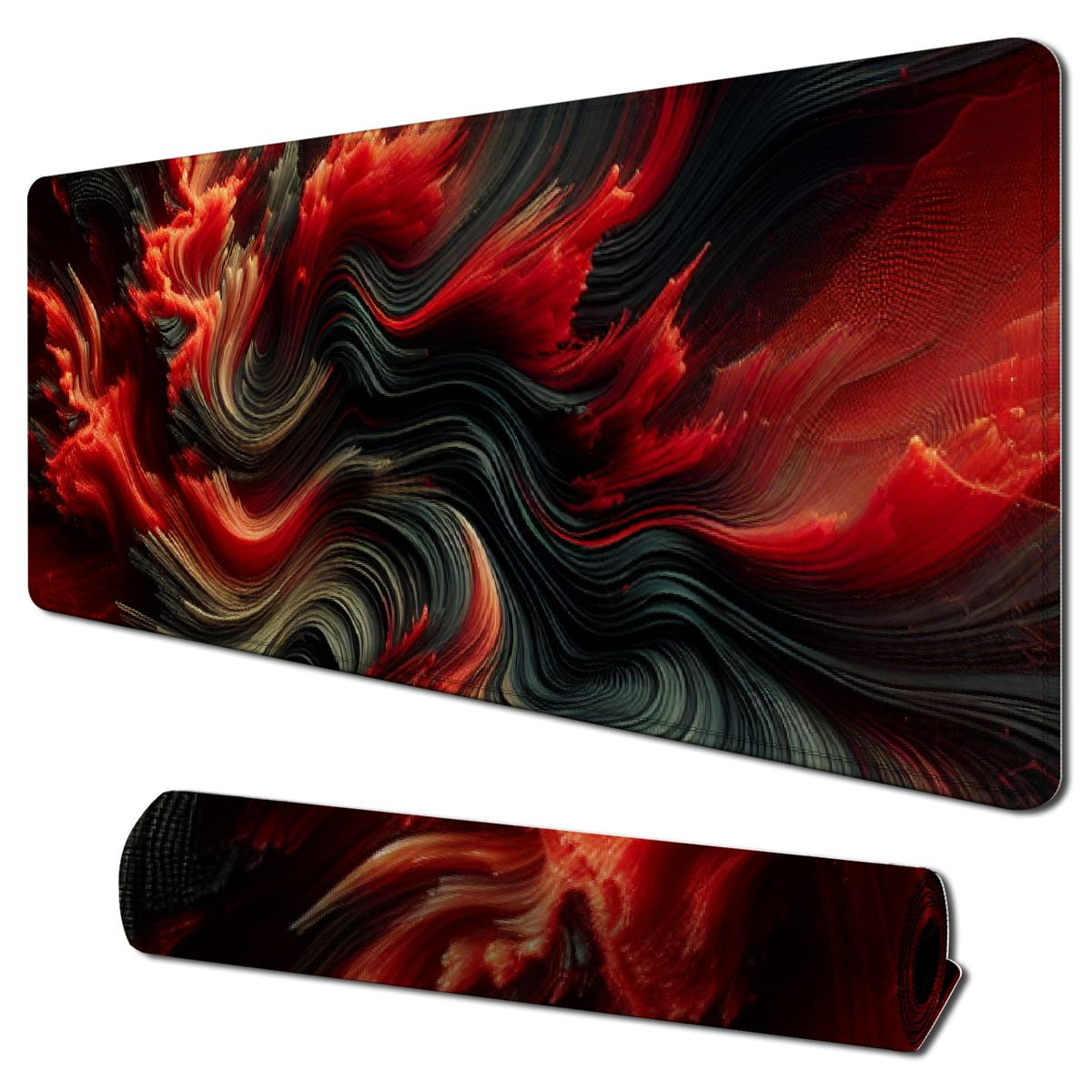 nygtbtfer Black Background Red Color Paint Explosion Red Black Mouse ...