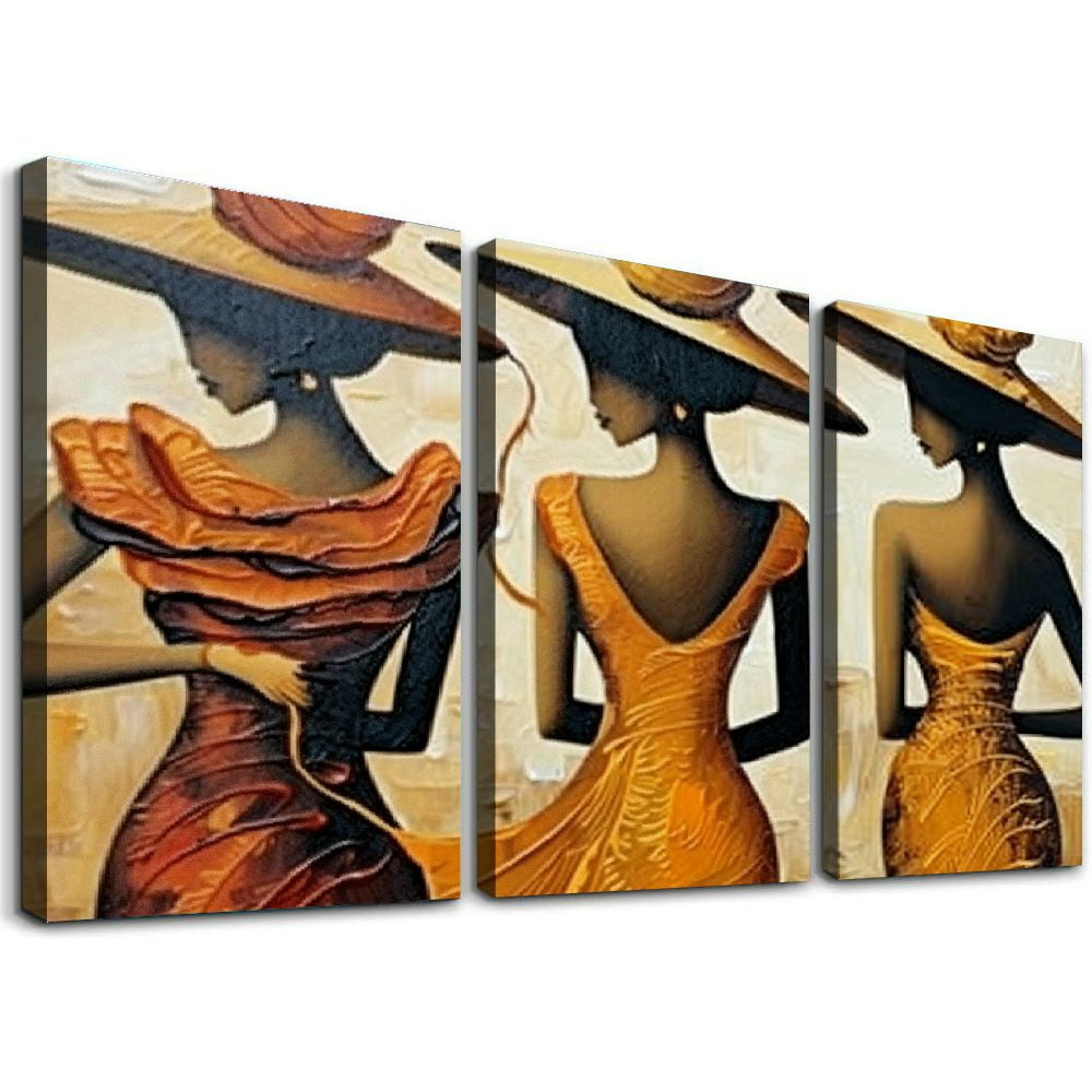 nygtbtfer Black Women African Dance Canvas Prints African Ethnic Tribe ...