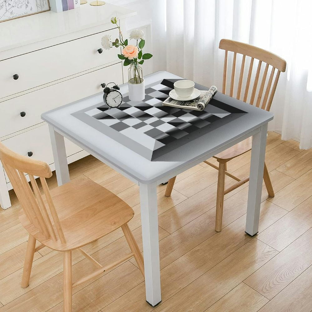 nygtbtfer Checkered Rectangle Tableclot Table Cloth Stain Resistant ...