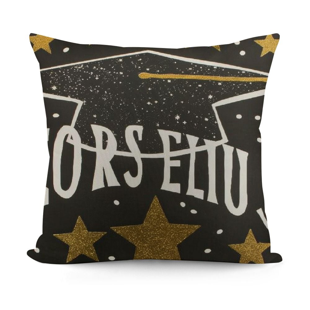 nygtbtfer Class Grad Diploma Cap Throw Pillow Cover, Graduation Cushion ...