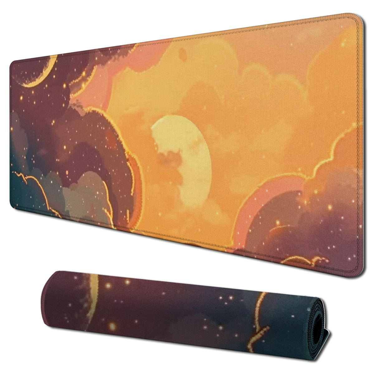 nygtbtfer Cute Desk Mat Pink Desk Pad XXL Large Mouse Pad Big Full Desk ...