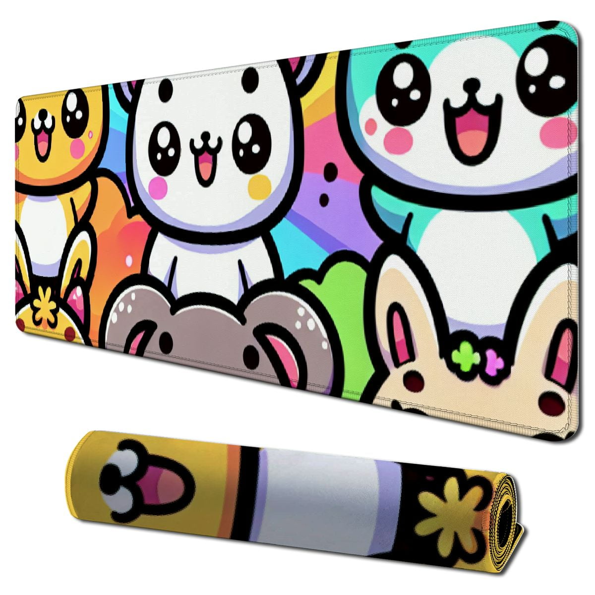 nygtbtfer Cute Gaming Mouse Pad, Long Extended XXL Desk Mat, Extra ...
