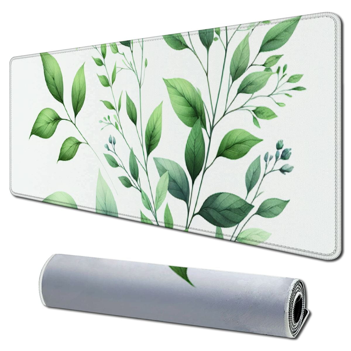 nygtbtfer Eucalyptus Leaves Large Mouse Pad Green Plants Extended ...