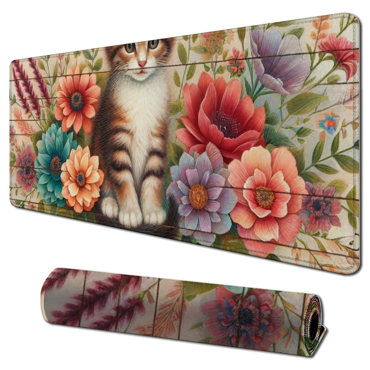 nygtbtfer Flower Monarch Butterfly Mouse Pad Country Anti Slip Gaming ...