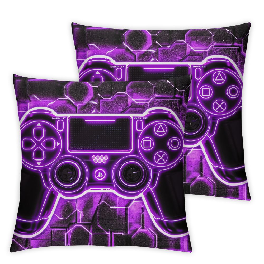 nygtbtfer Gamer Throw Pillow Game Controller Decorative Throw ...