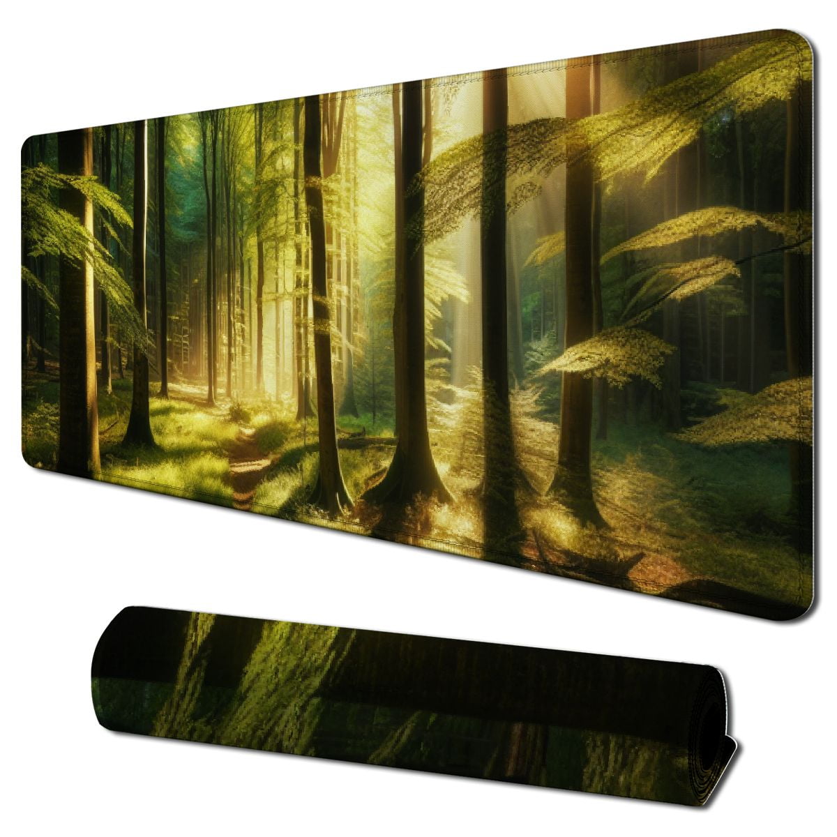 nygtbtfer Gaming Mouse Pad ,Autumnal Pathway in The with Mist in The ...