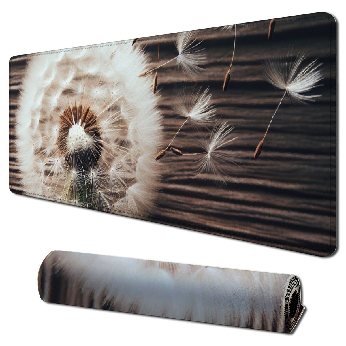 nygtbtfer Gaming Mouse Pad , on Wood Background Design Rectangle Non ...