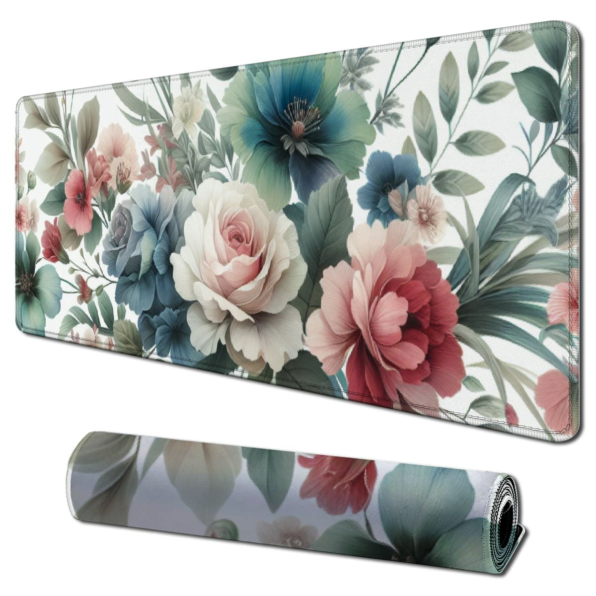 nygtbtfer Green Desk Mat Desk Mouse Pads Pink Mouse Pad Large, XL Big ...