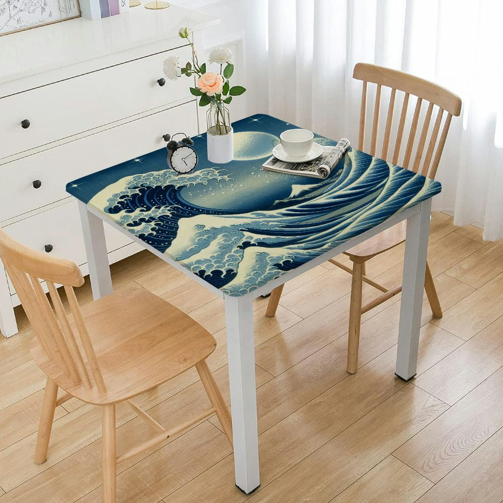 nygtbtfer Japanese Red Crowned Crane Kitchen Round Tablecloth Home ...