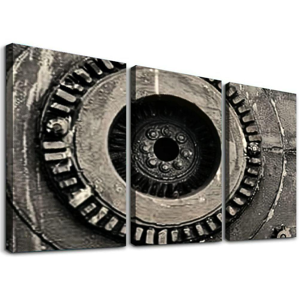 nygtbtfer KLVOS Xlarges Canvas Turbine Plane Propeller Jet Engine ...