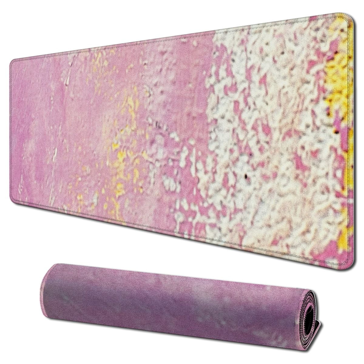 nygtbtfer Large Mouse Pad, Cute Pink Desk Mat for Desktop, Women Girls ...