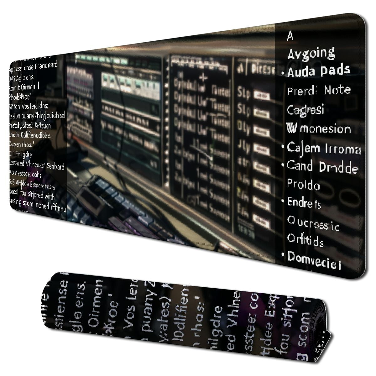 nygtbtfer Mouse Pad, Non-Slip Desk Mat with Office Software Shortcuts ...