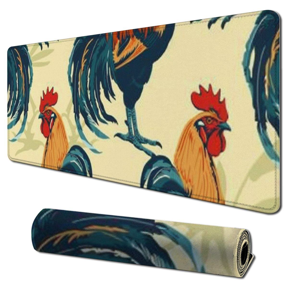 nygtbtfer Roosters Chicken Farmhouse Wireless Charging Mouse Pad for ...