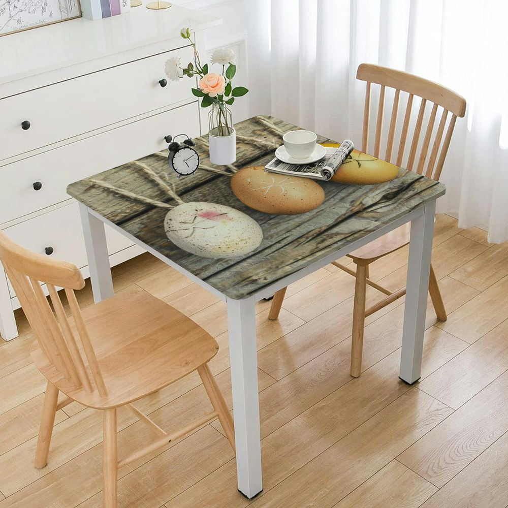 nygtbtfer Table Cover for Square Tables Backed Lining Stretched Square ...