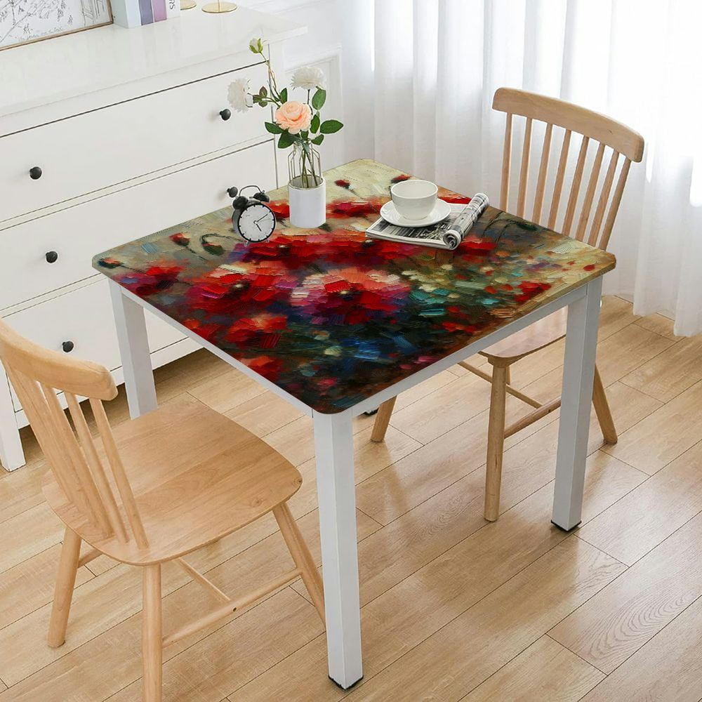 nygtbtfer Tablecloth for Dining Table Fabric Table Cover Simple Flower ...
