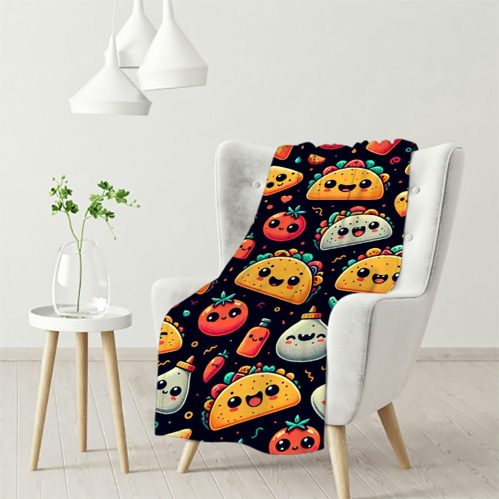 nygtbtfer Taco for Kids Adults Soft Cmexican and Tacos s for Sofa Decor ...