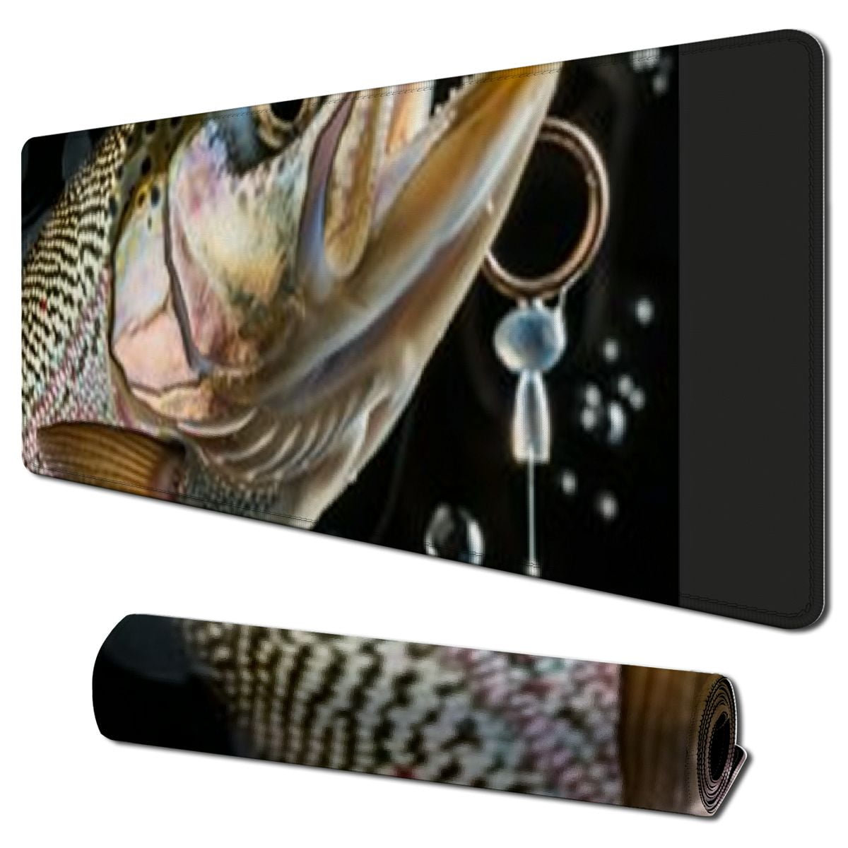 nygtbtfer Thick Neoprene Mouse Pad with High-Resolution Leaping Rainbow ...