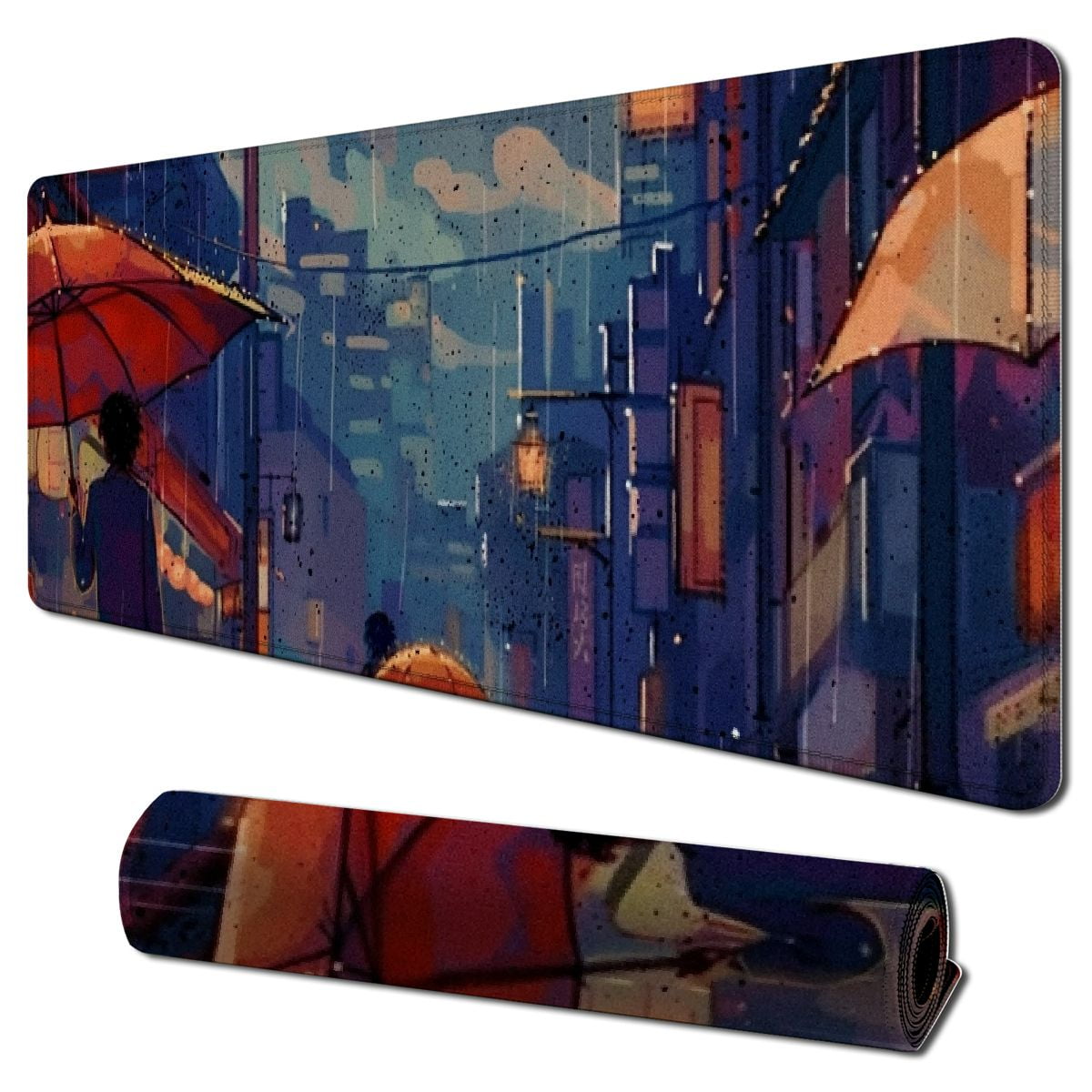 nygtbtfer Tokyo Street Desk Mat Japanese Anime Mouse Pad Desk Pad Large ...