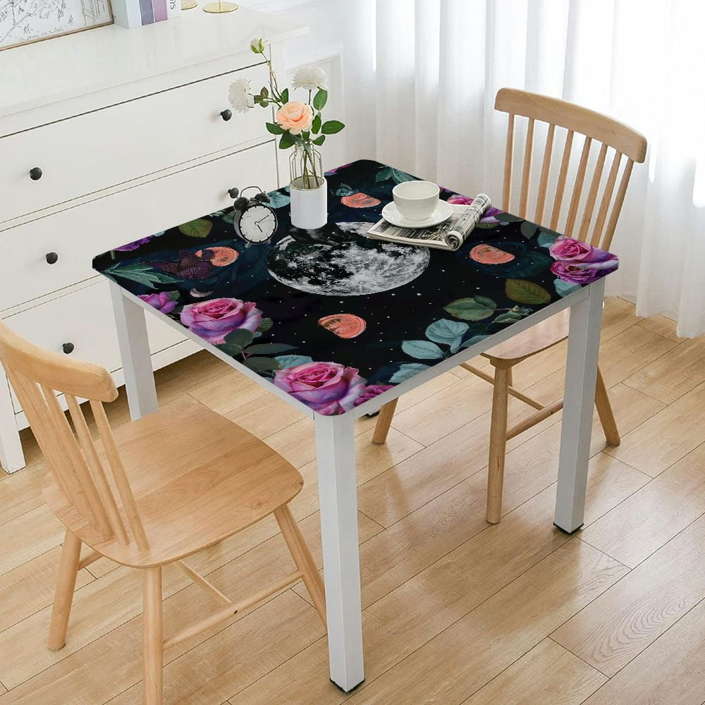 nygtbtfer Triple Moon Phase Altar Cloth Floral Raven Tarot Tablecloth ...