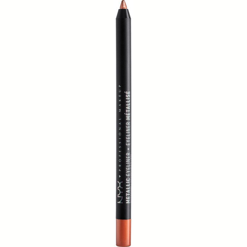 nyx professional makeup metallic eyeliner, copper, 0.048 ounce ...