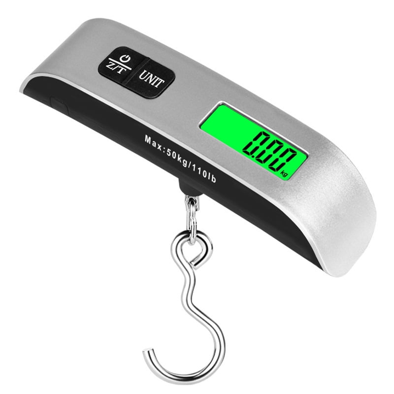 nzhaoha Electronic Luggage Scale | Upgraded Rubber Handle & LED Display ...