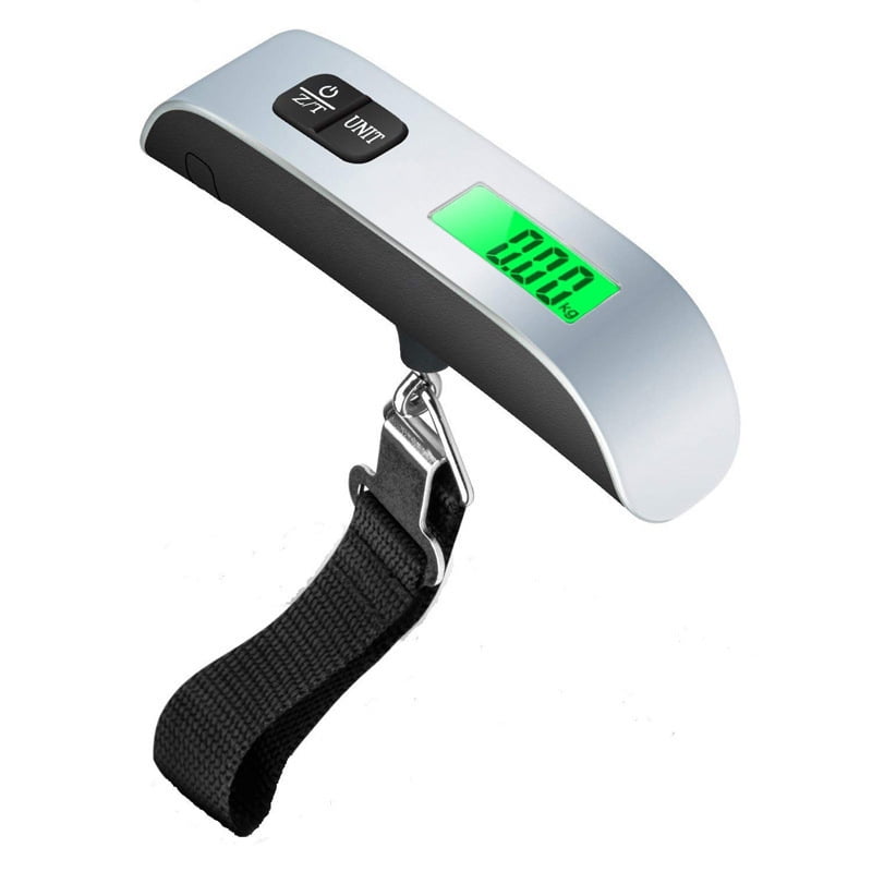 nzhaoha Electronic Luggage Scale | Upgraded Rubber Handle & LED Display ...