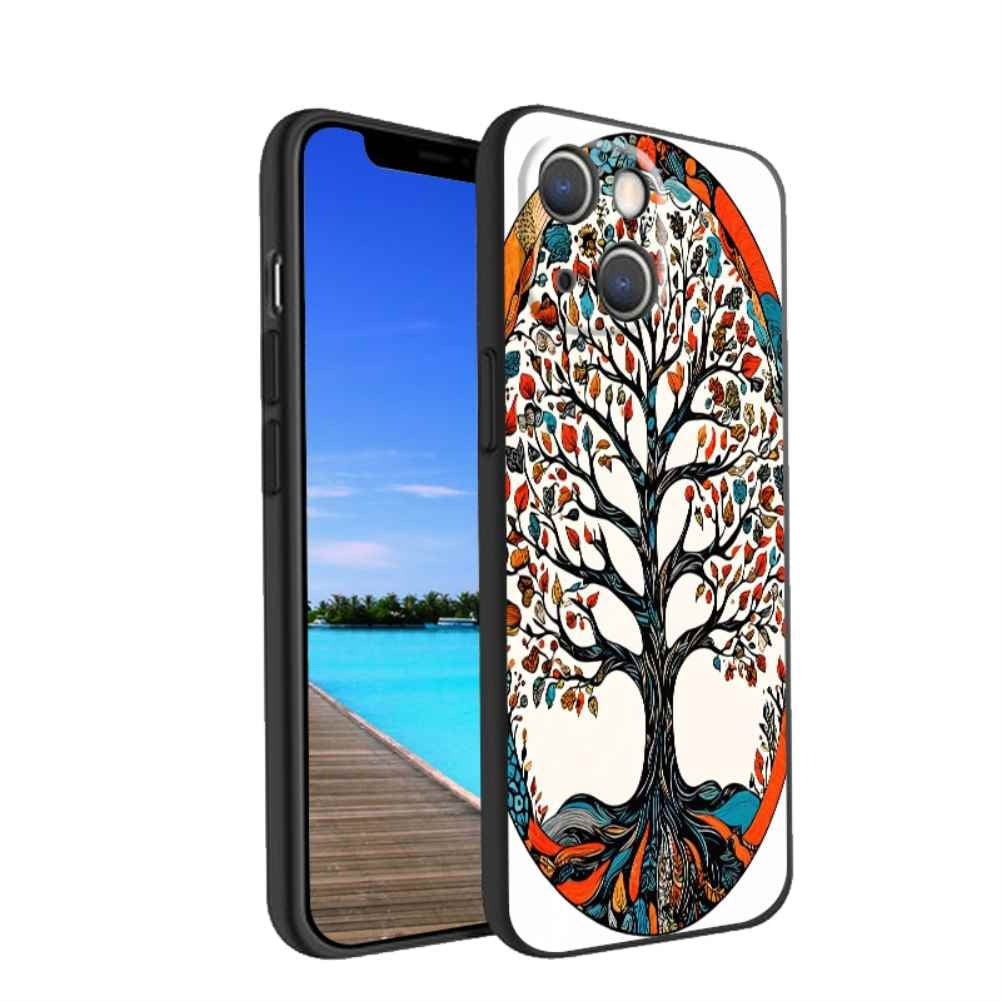oak-tree-floral-animals-17 phone case for iPhone 13 for Women Men Gifts ...