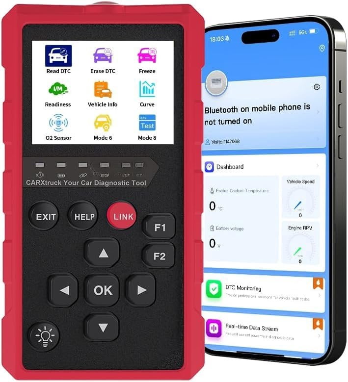 obd2 Scanner Diagnostic Tool, OBD2 Scanner for & ,Check Engine Code ...