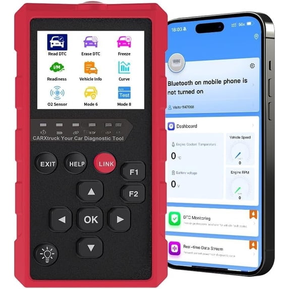 obd2 Scanner Diagnostic Tool, OBD2 Scanner for & ,Check Engine Code ...