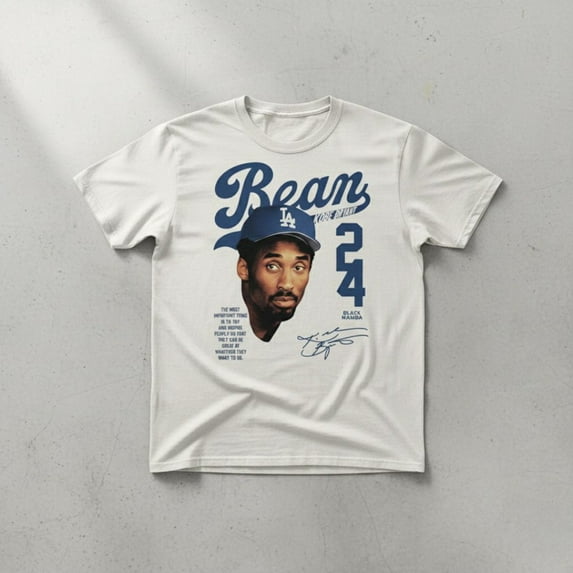 obe “Bean” Bryant Graphic Tee, Los Angeles Basketball 90s Retro ...