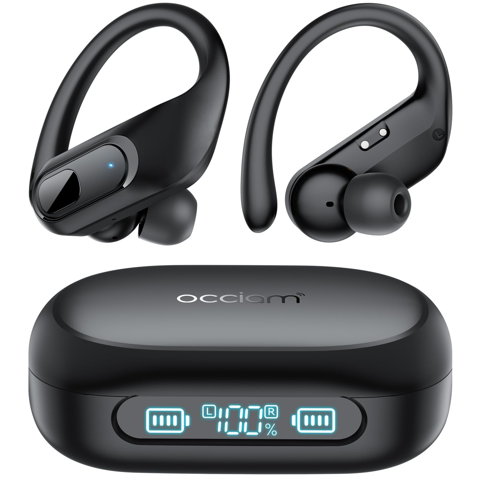 occiam Wireless Earbuds Bluetooth Headphones Ear Buds 96Hrs Playback ...