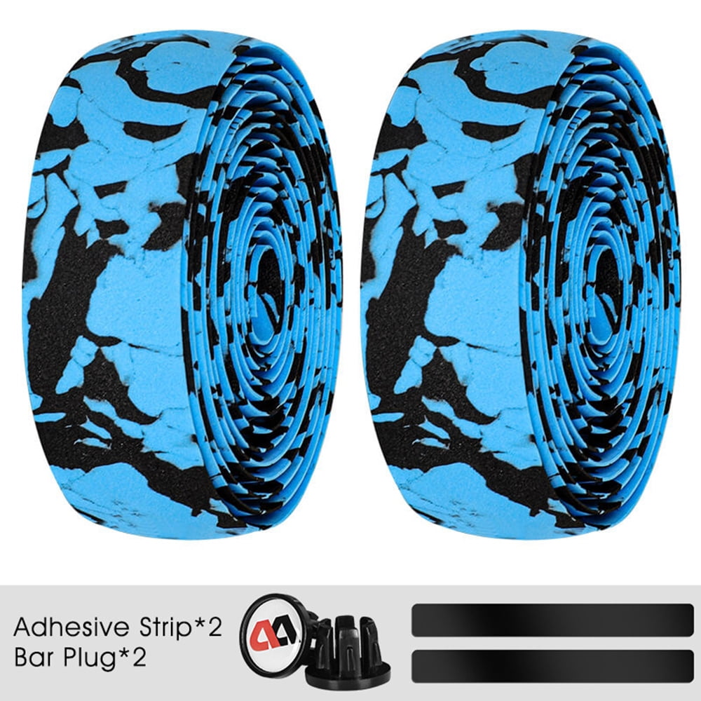 occkic 2PCS Bike Handlebar Tapes EVA Bicycle Bar Tape with 2 Bar Plugs ...