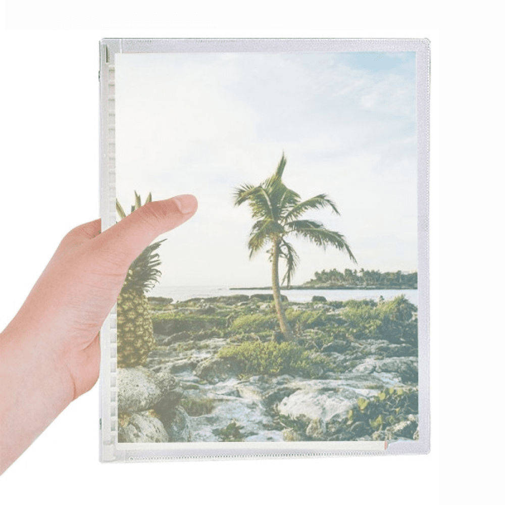ocean sand beach pineapple tree sea notebook loose diary refillable ...