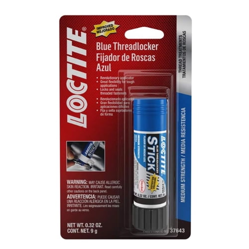 Blue Medium Strength Thread Locker Stick, Locks and Seals Threaded ...