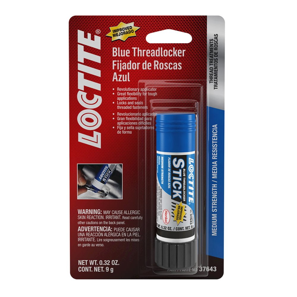 Blue Medium Strength Thread Locker Stick, Locks and Seals Threaded ...