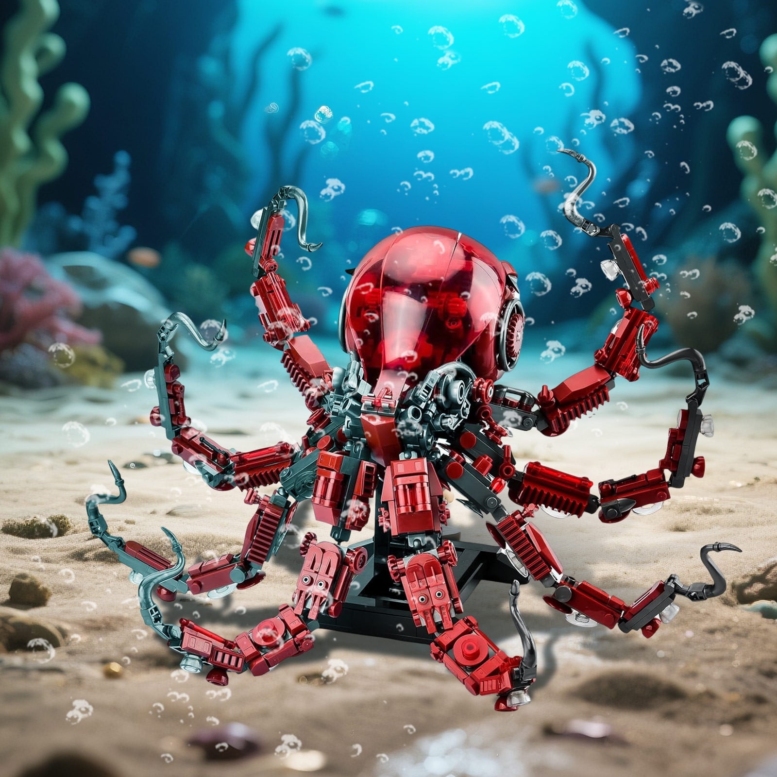 octopus building blocks, octopus toy building sets, Mechanical Octopus ...