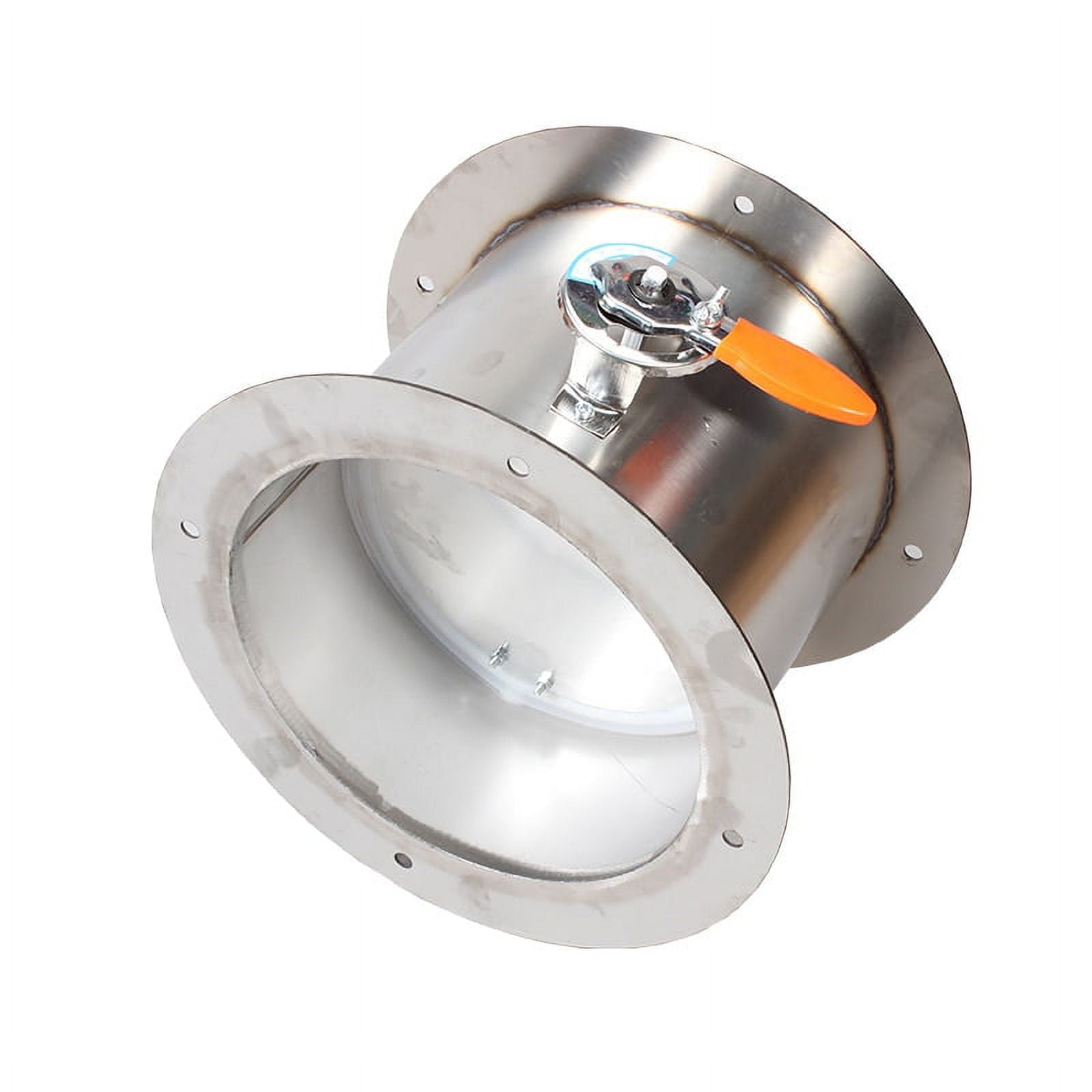 od51mm-250mm stainless steel manual air damper valve 2-way ventilation ...