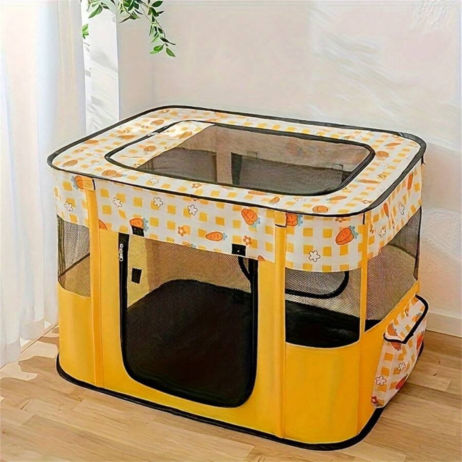 odorsTT Dog Play Pen, Sturdy Cat Playpen, Foldable pop up pet Tent, Pet ...