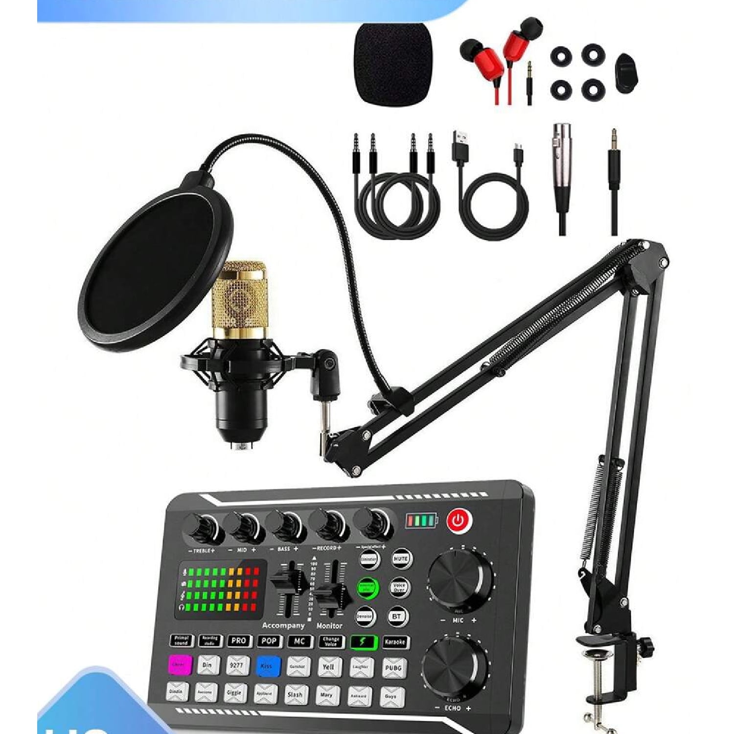odorsTT Podcast Equipment Bundle, Recording Studio Microphone ...
