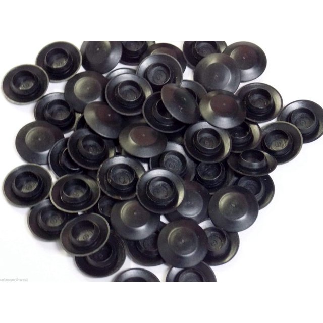 Of 10 Sbds Bpf 5mm Flush Mout Black Plastic Body Sheet Metal Hole