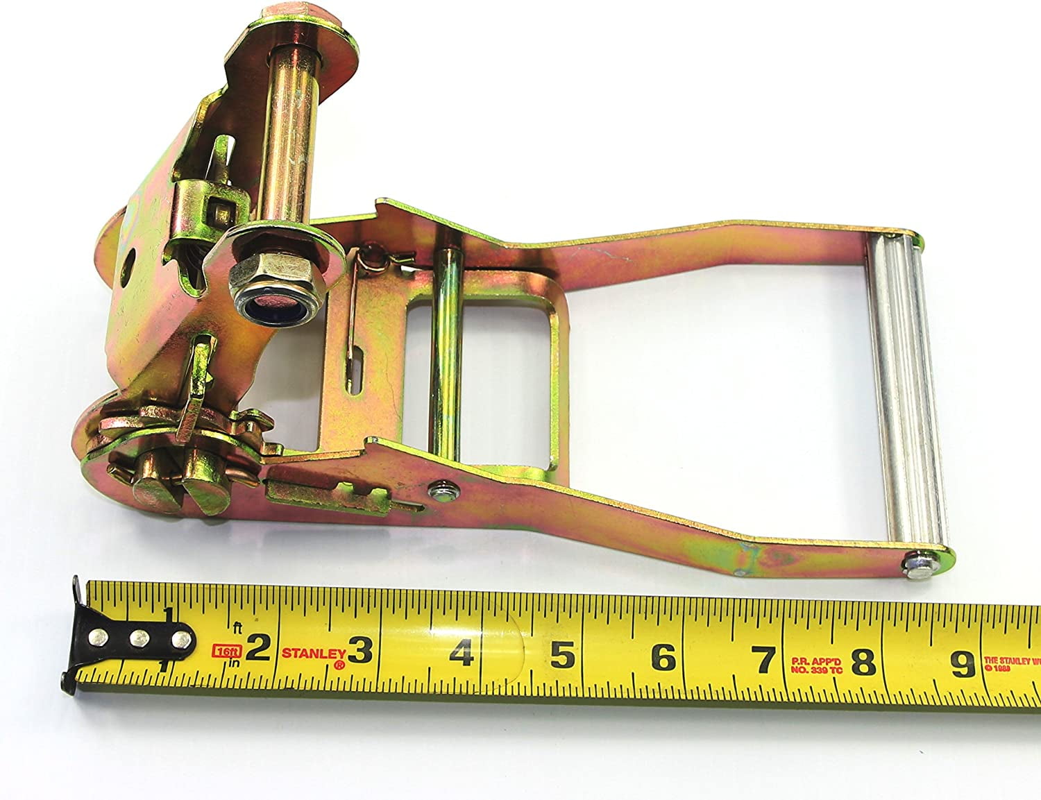 of 2) Standard Wide 2" Ratchet Tie Down Buckle with Long Alum Handle ...