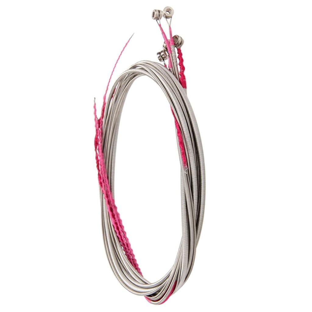 of 5 Steel Strings for Bass Guitar Great Replacement Parts - Walmart.com