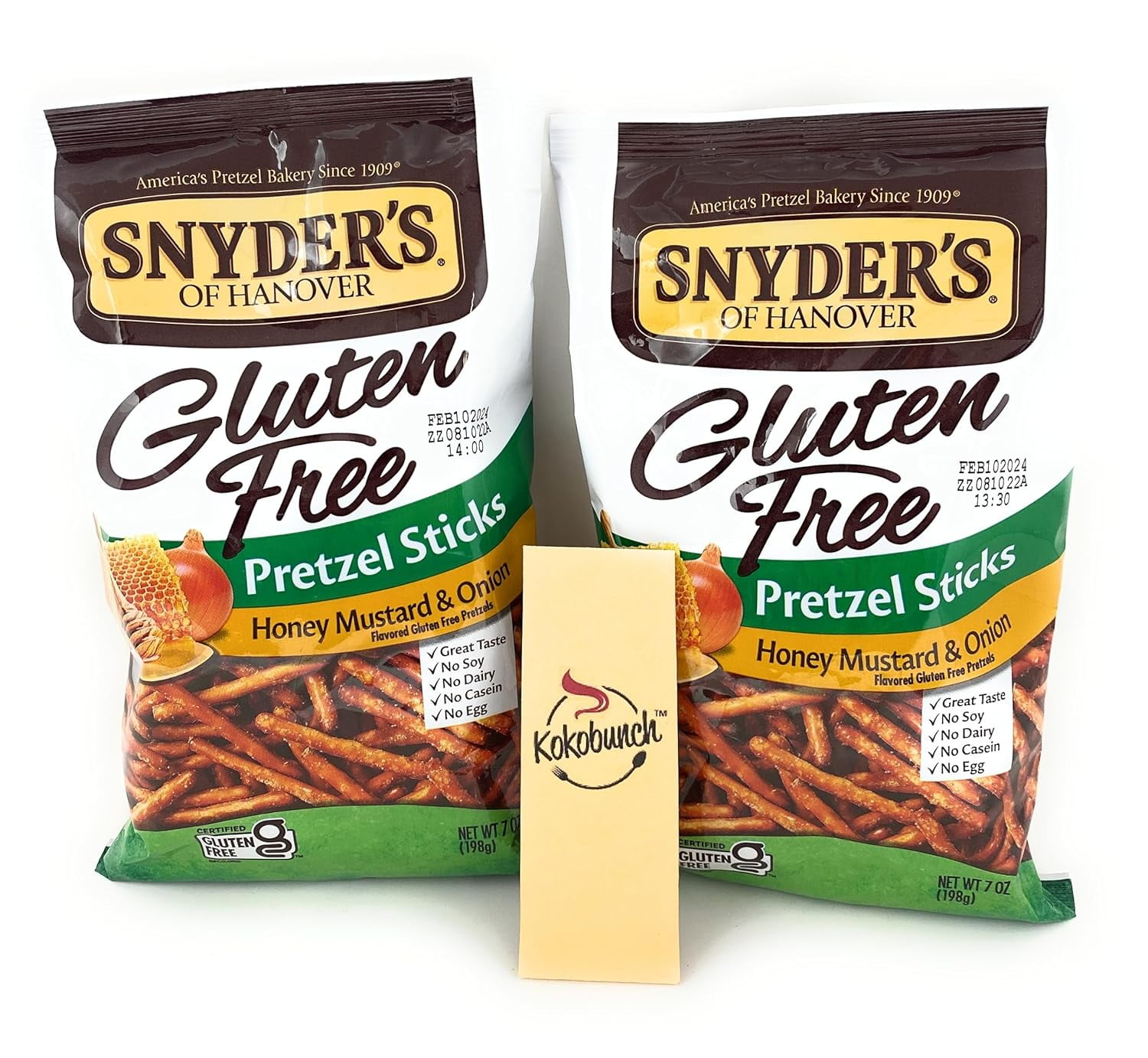 of Gluten Pretzel Sticks | Mustard & Onion Bundle with Kokobunch Kit ...