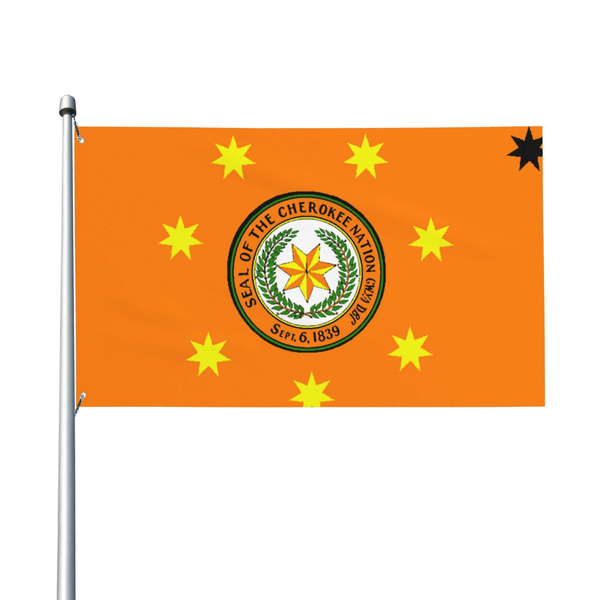 of The Cherokee Nation Flags Garden Home Flag House Flags For Outdoor ...