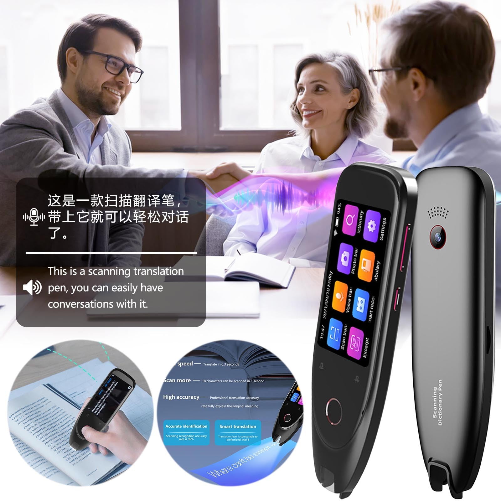 offline Scanning Translation Pen, Smart Reading Pen, High-Speed ...
