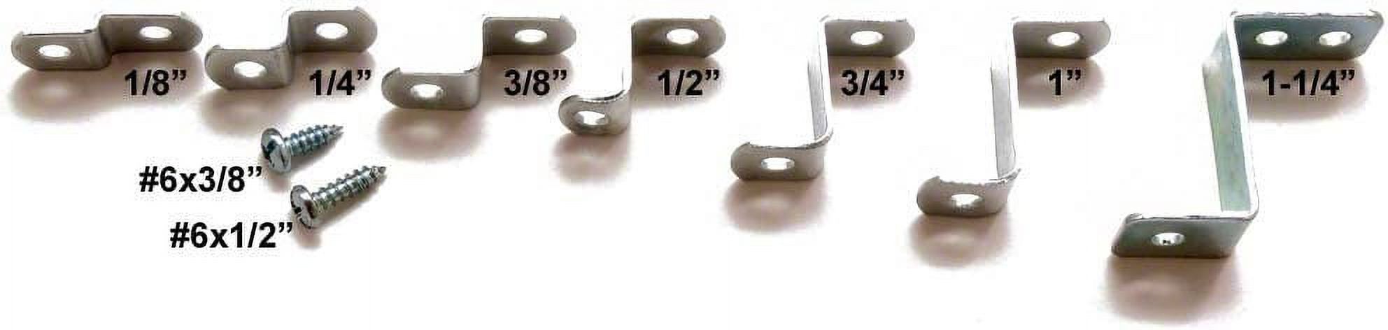 offset mounting canvas Z clips for picture framing -- #6 x pan-head ...